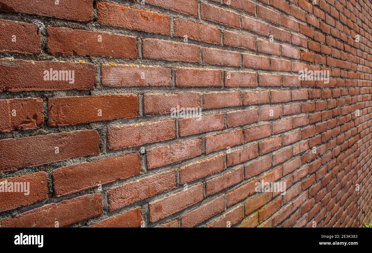 Bricks wall in perspective hi-res stock photography and images - Alamy