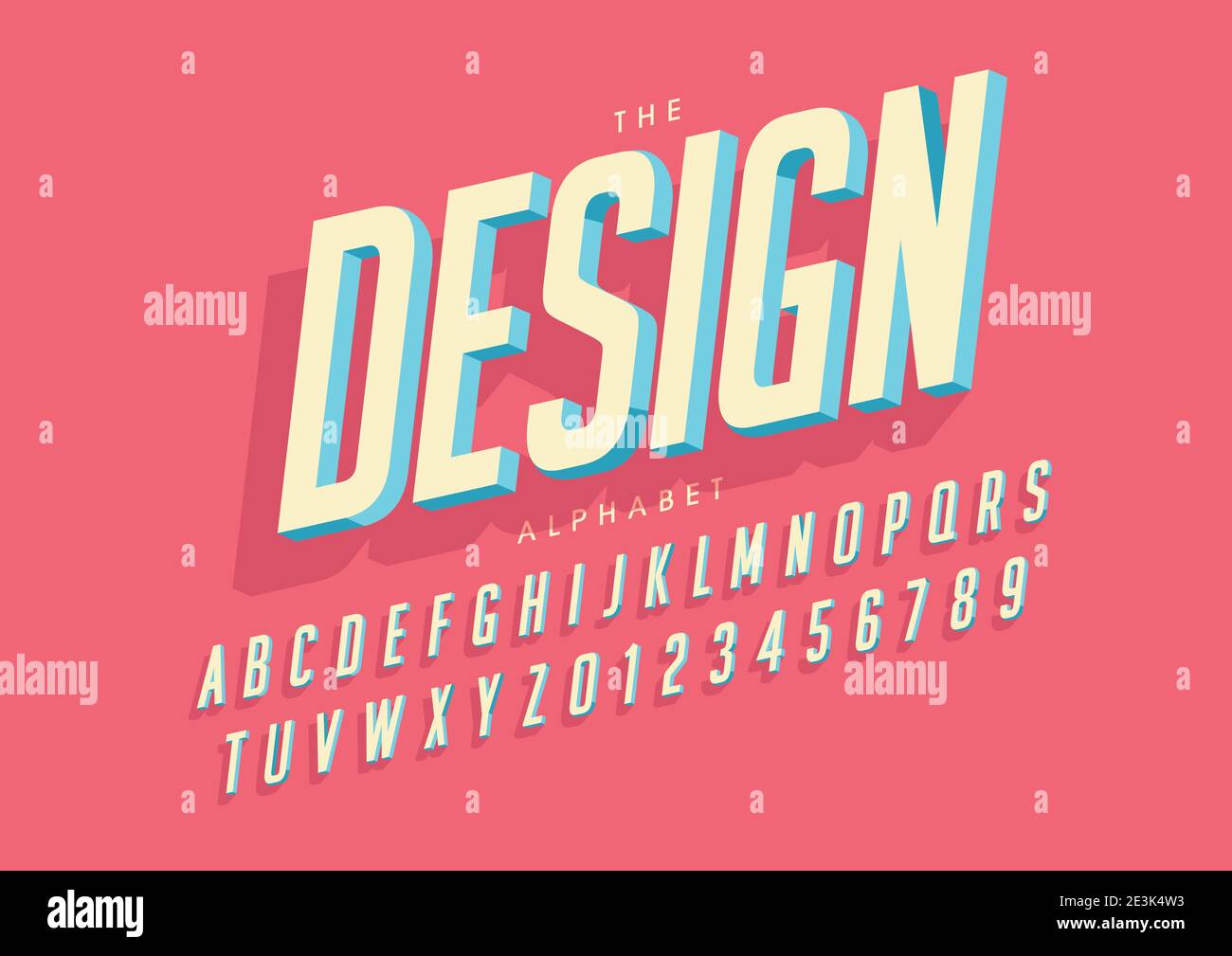 Vector of stylized alphabet and font Stock Vector Image & Art - Alamy