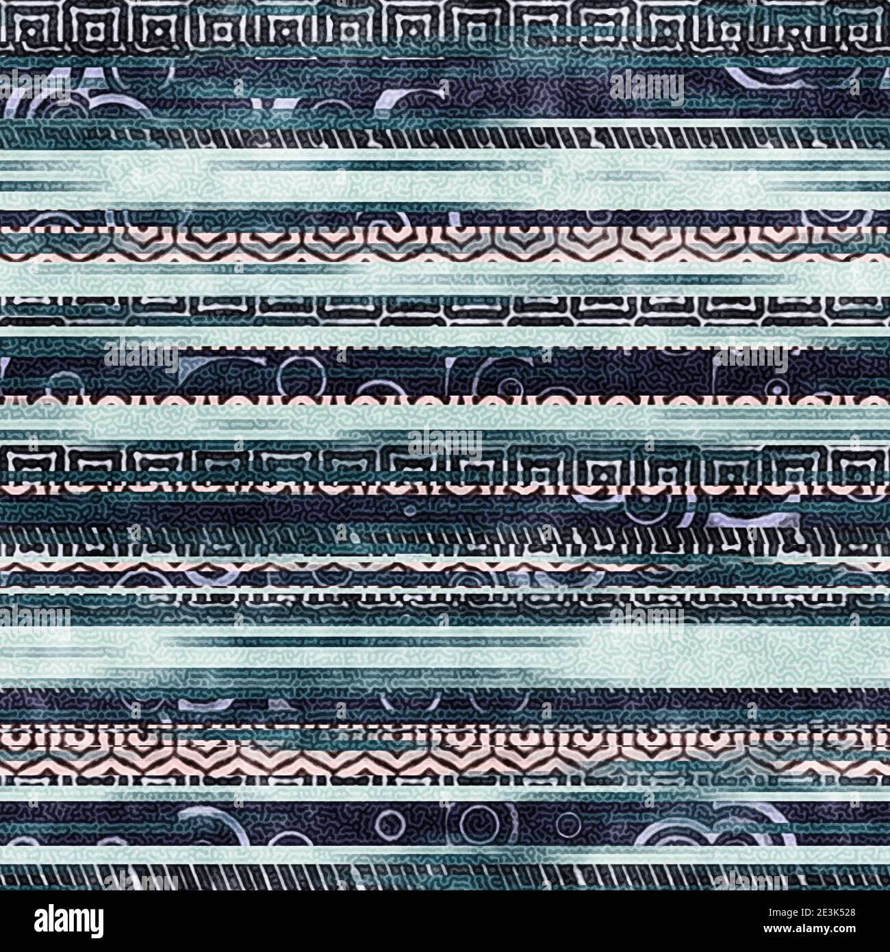 Seamless ethnic tribal pattern stripes rug design Stock Photo - Alamy