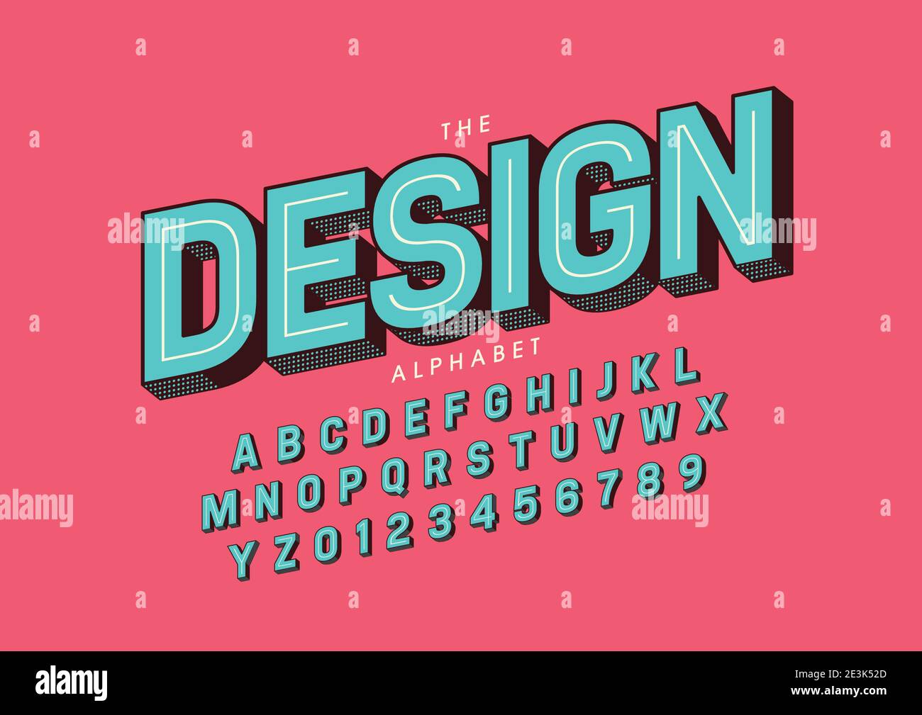 Vector of stylized alphabet and font Stock Vector Image & Art - Alamy