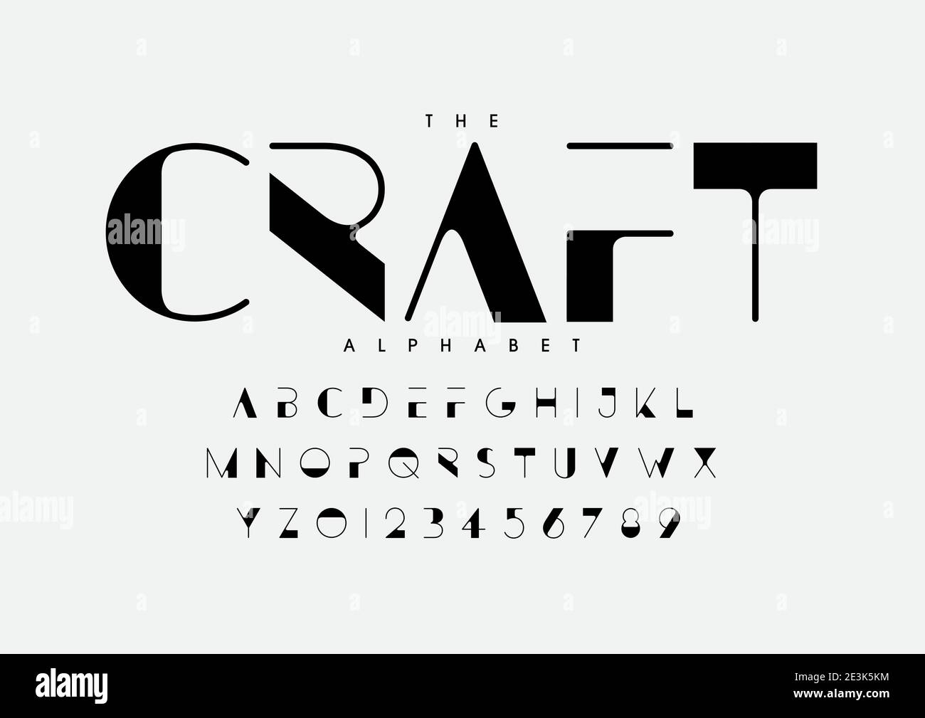 Vector of stylized alphabet and font Stock Vector Image & Art - Alamy