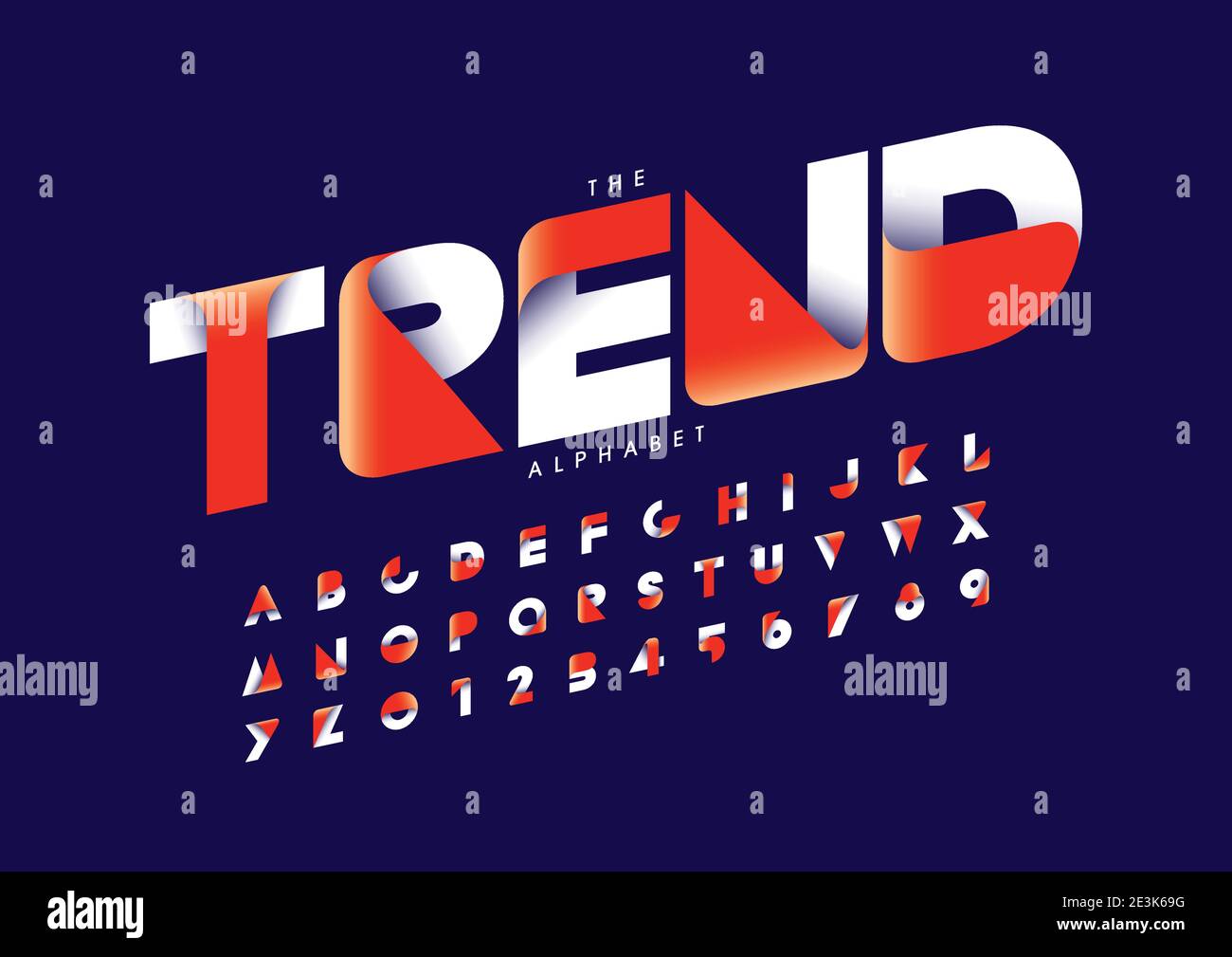 Vector of stylized alphabet and font Stock Vector Image & Art - Alamy