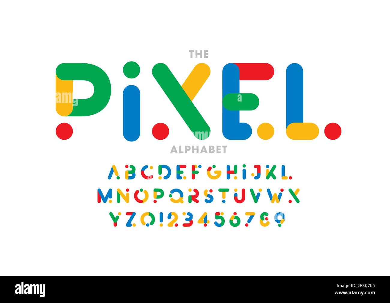 Vector of stylized alphabet and font Stock Vector Image & Art - Alamy