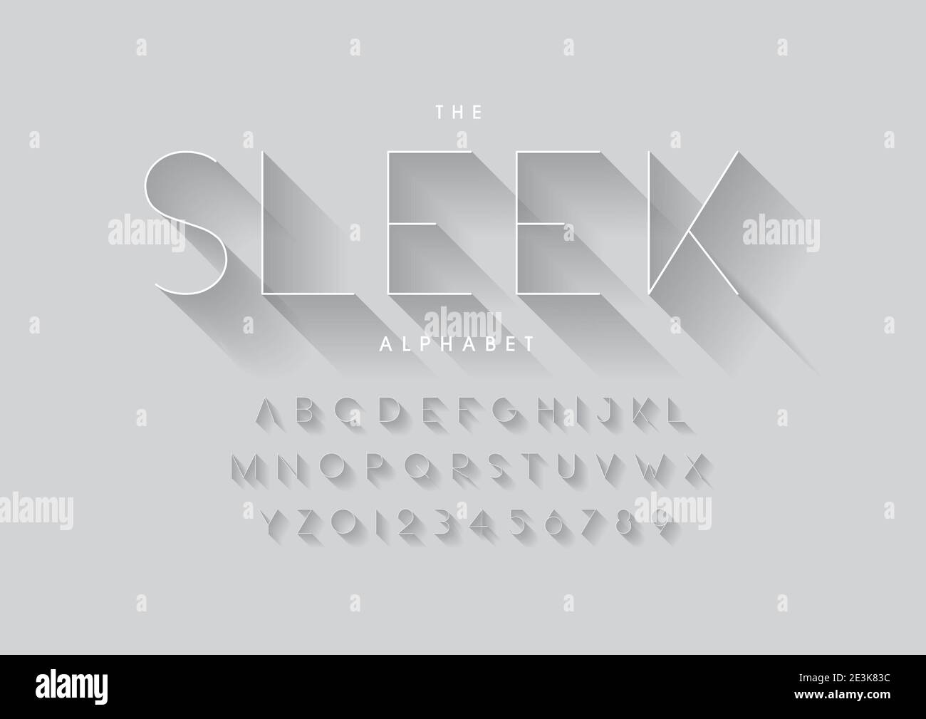 Vector of stylized alphabet and font Stock Vector Image & Art - Alamy