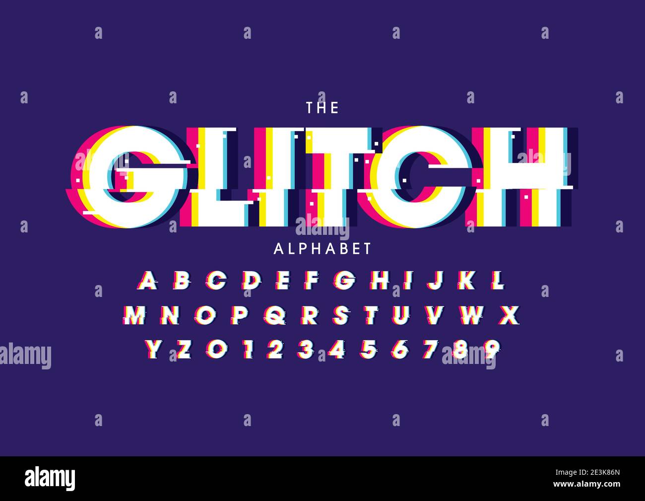 Vector of stylized alphabet and font Stock Vector Image & Art - Alamy