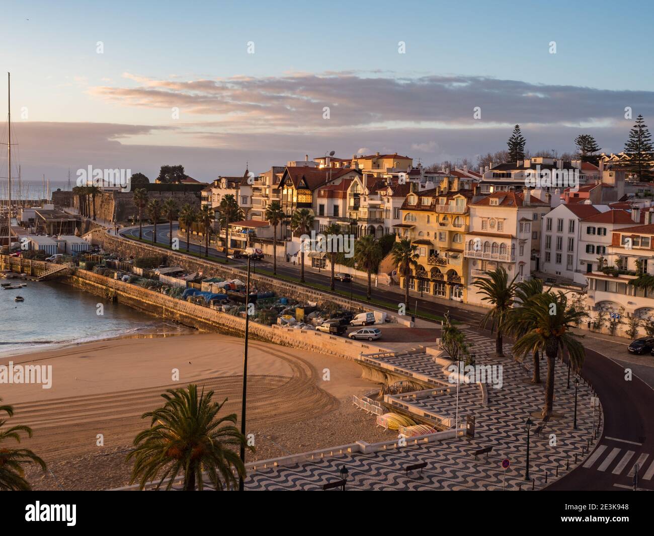 Aerial view cascais marina during hi-res stock photography and images ...