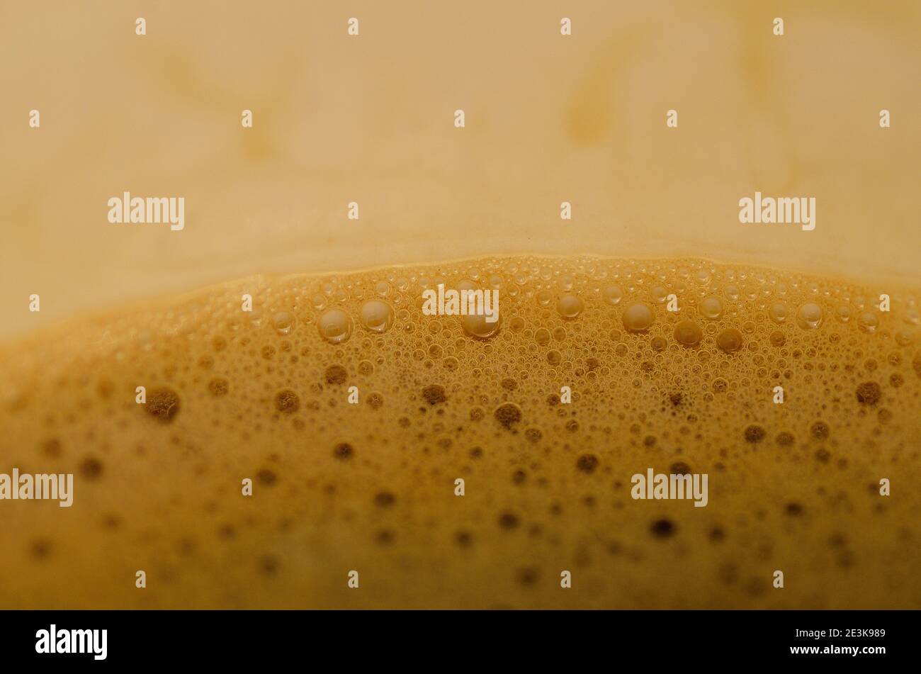 delicate coffee foam in a cup Stock Photo - Alamy