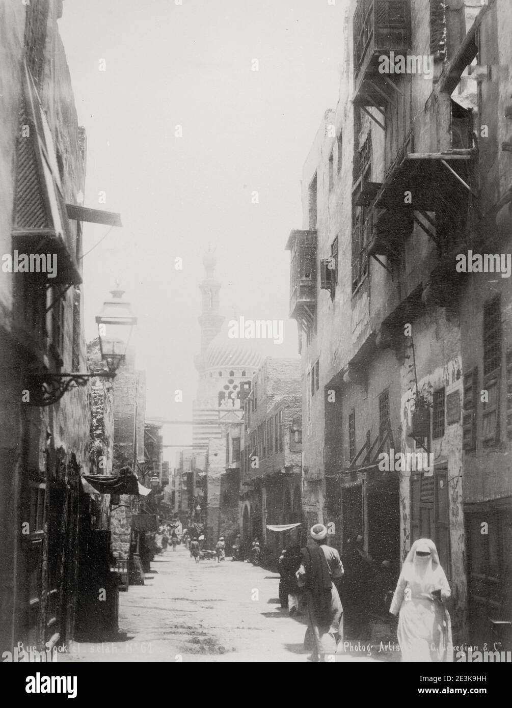 Woman of the people, cairo, egypt, 19th century. hi-res stock ...