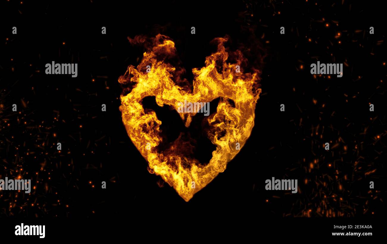 3d heart burst background hi-res stock photography and images - Alamy