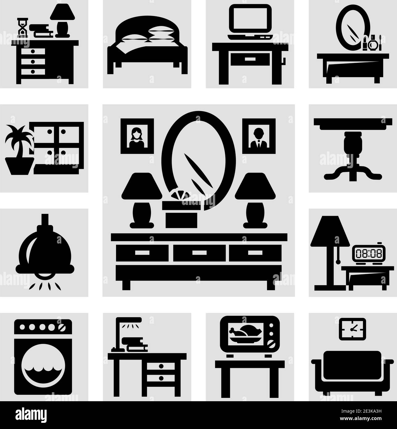 Elegant Vector Furniture Icons Set Stock Vector Image & Art - Alamy Elegant Vector Furniture Icons Set Stock Vector Image & Art - Alamy