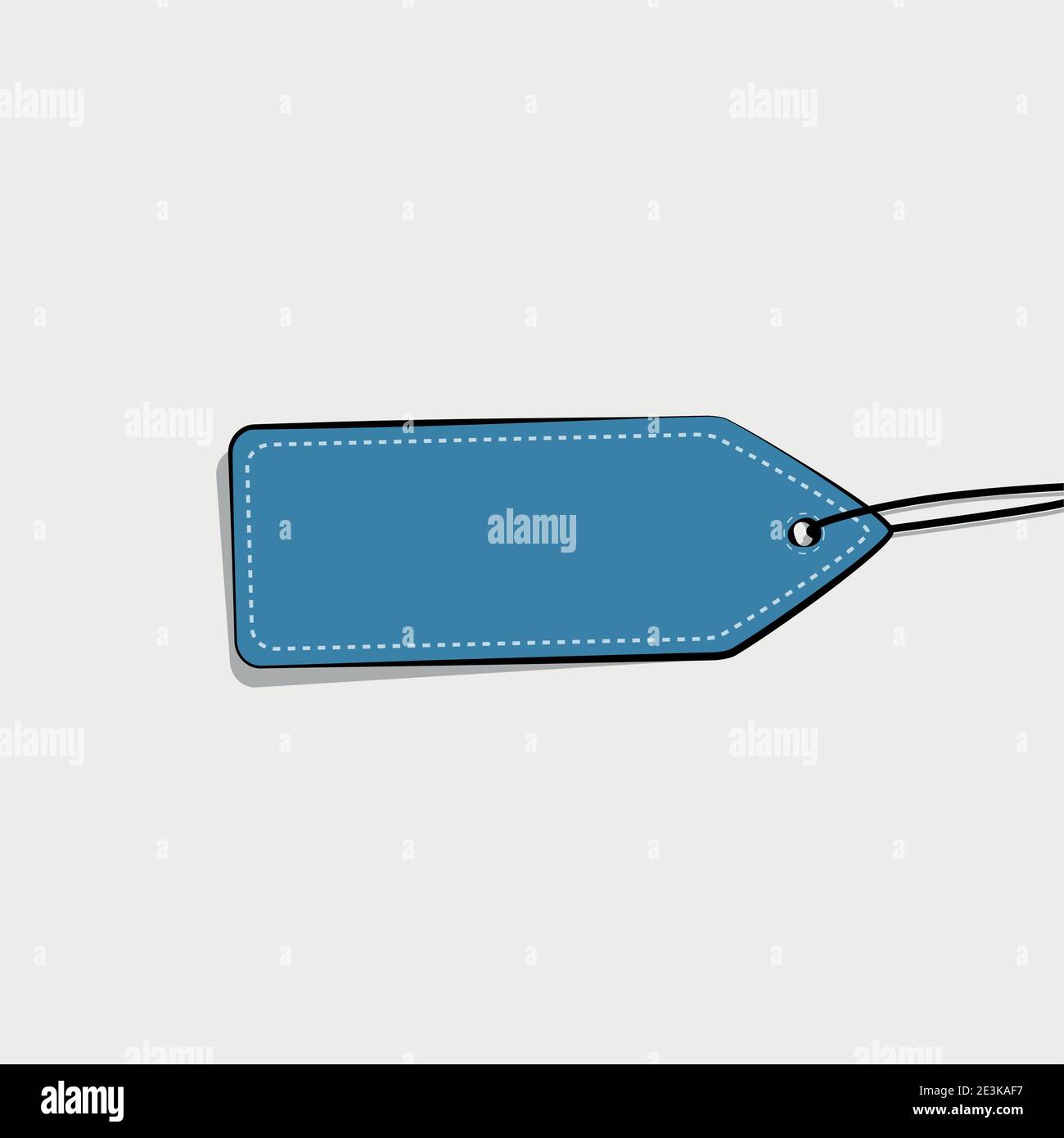 blank blue label business tag vector illustration EPS10 Stock Vector ...