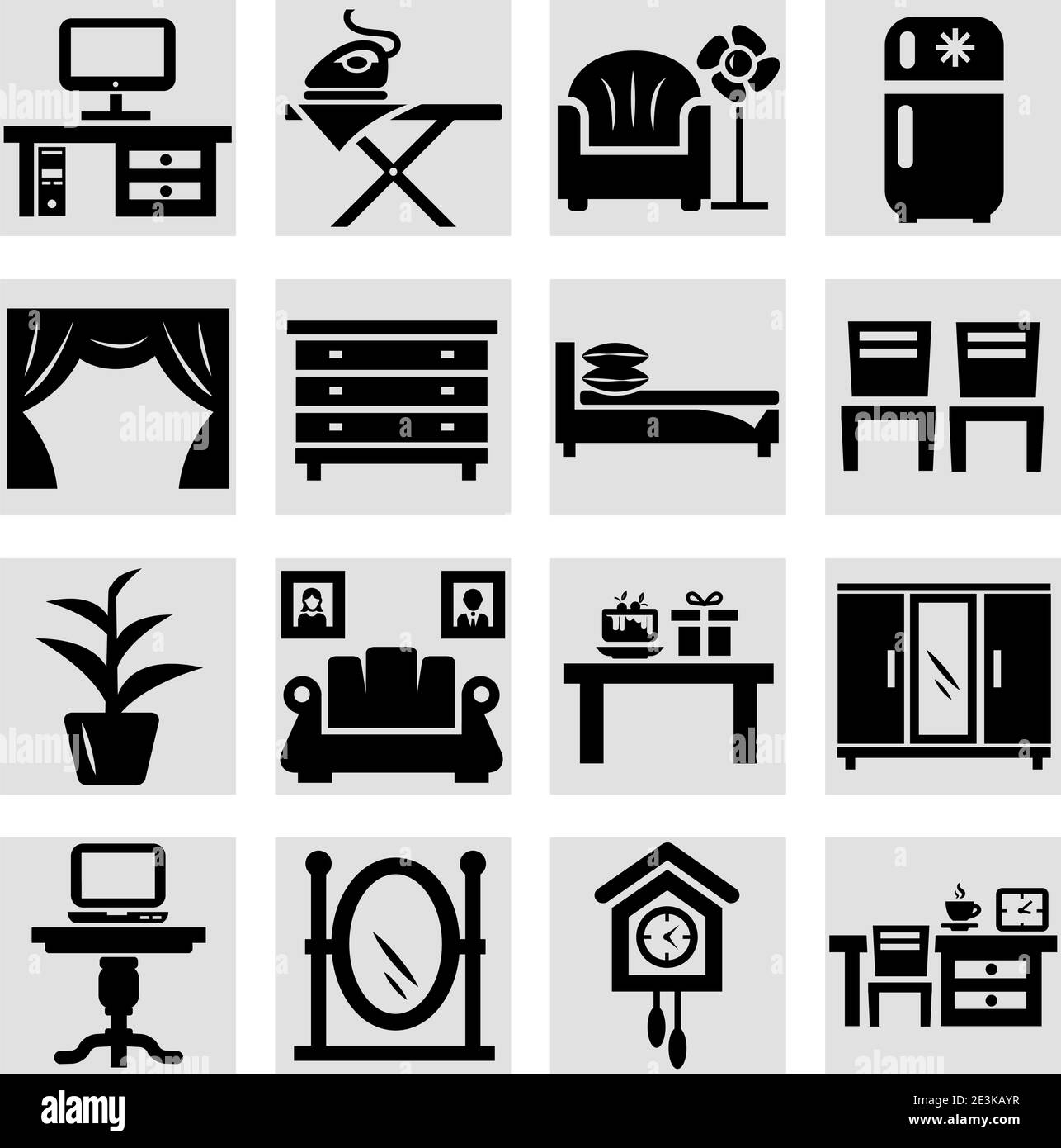 Elegant Vector Furniture Icons Set Stock Vector Image & Art - Alamy Elegant Vector Furniture Icons Set Stock Vector Image & Art - Alamy