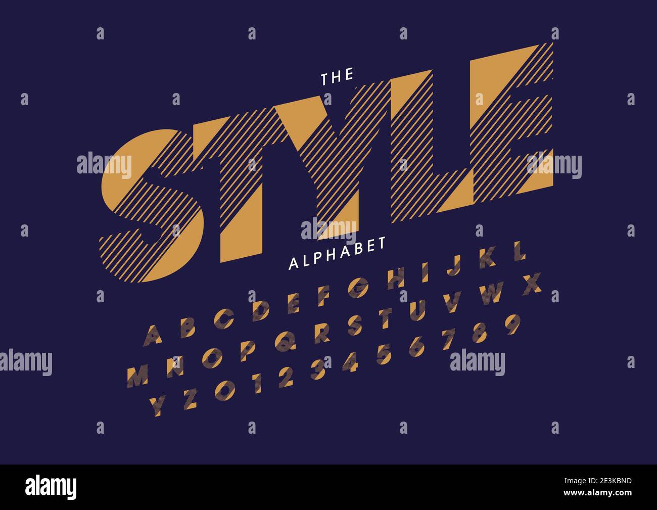 Vector of stylized alphabet and font Stock Vector Image & Art - Alamy