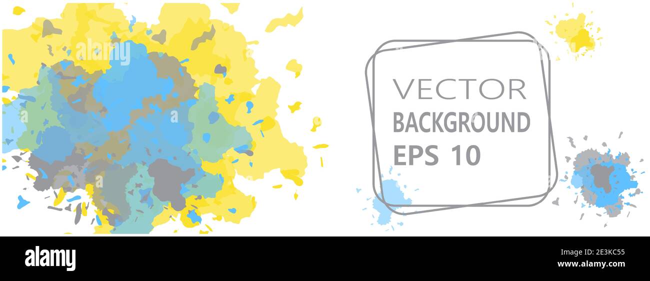 Watercolor Stain Background Trend color 2021 with Text Frame Stock ...