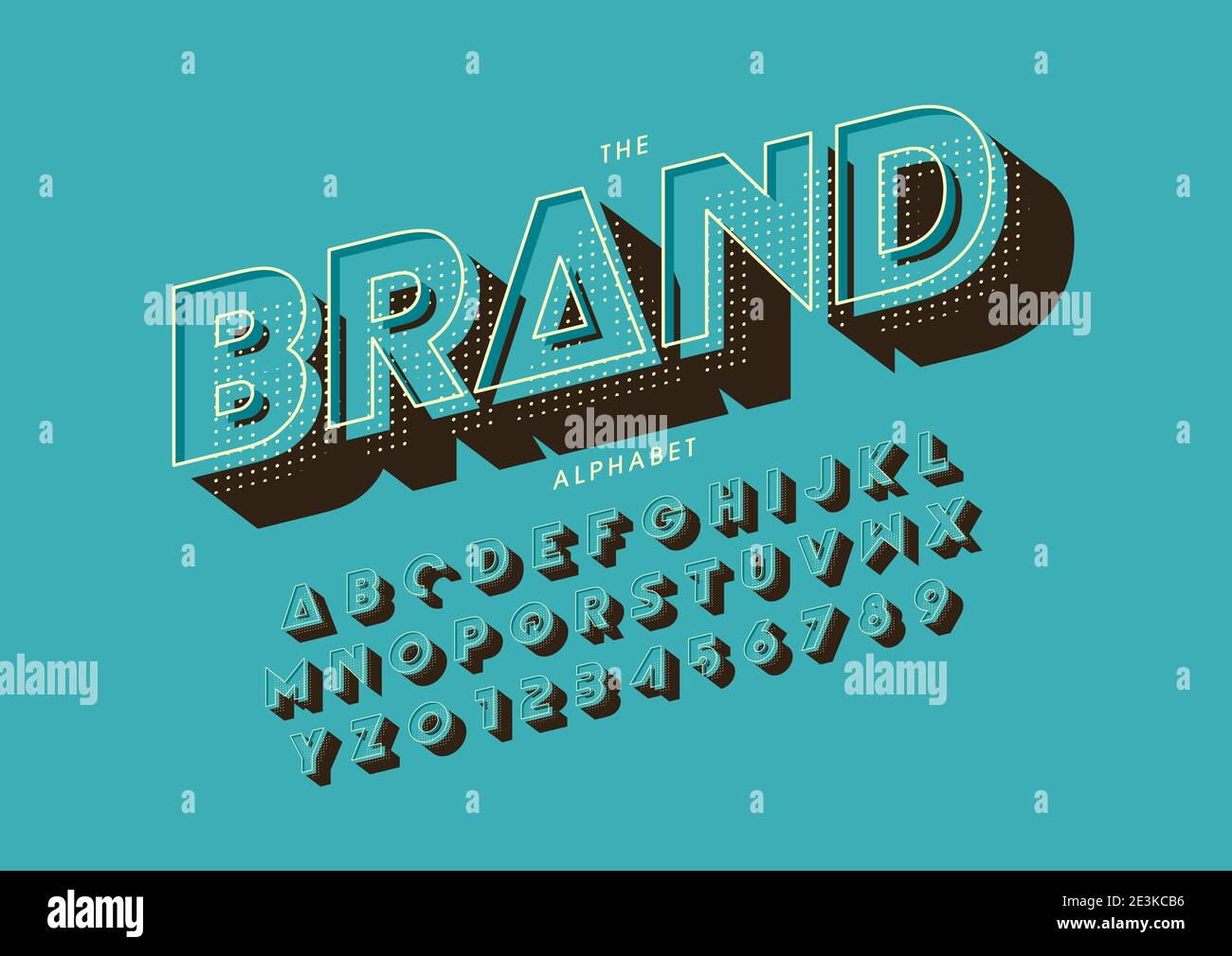 Vector of stylized alphabet and font Stock Vector Image & Art - Alamy