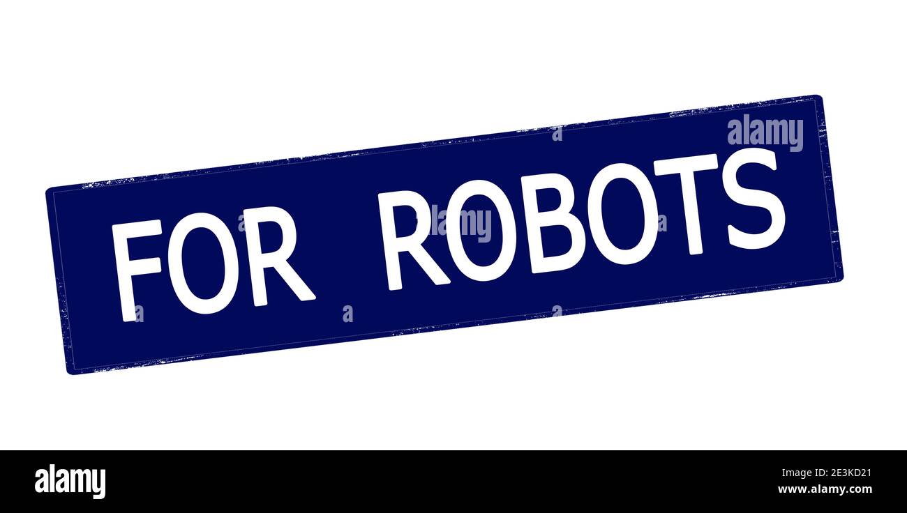 Robots text hi-res stock photography and images - Alamy