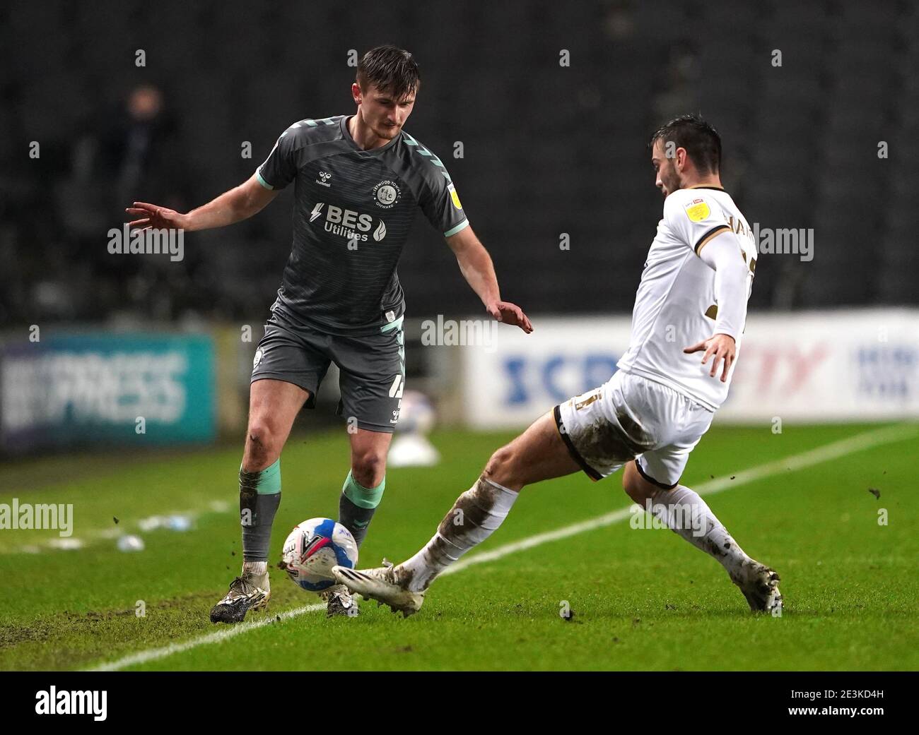 Milton keynes dons daniel harvie hi-res stock photography and images ...