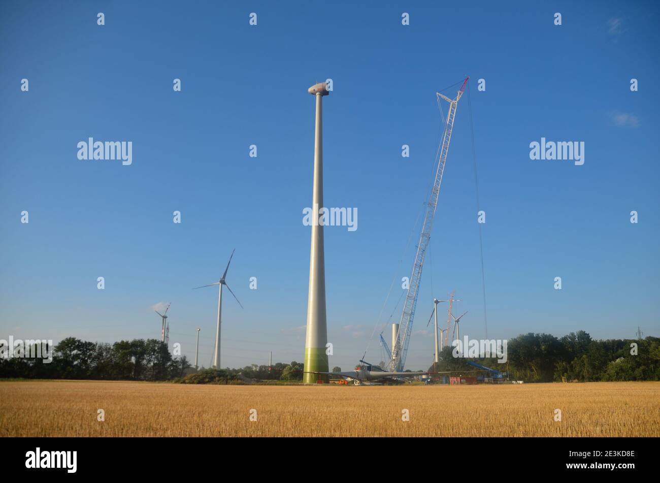 Work assembly wind turbine hi-res stock photography and images - Alamy