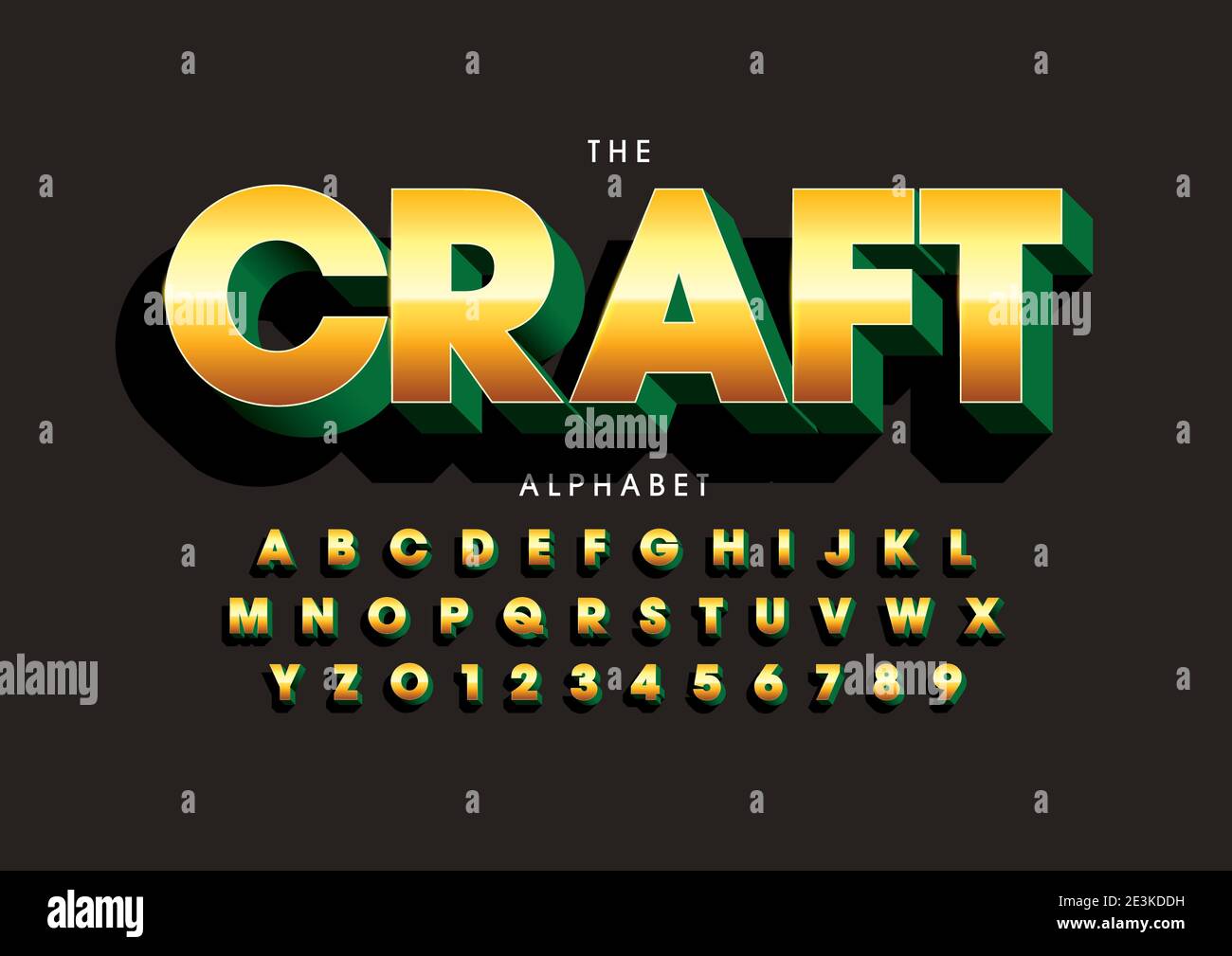 Vector of stylized alphabet and font Stock Vector Image & Art - Alamy