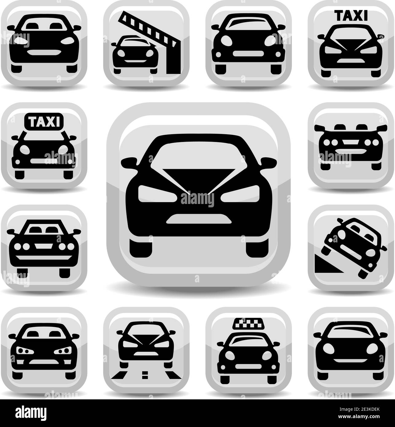Auto service vector vectors Black and White Stock Photos & Images - Alamy