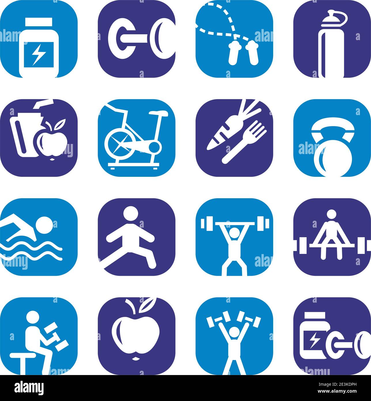 Muscle man icon vector vectors hi-res stock photography and images - Alamy