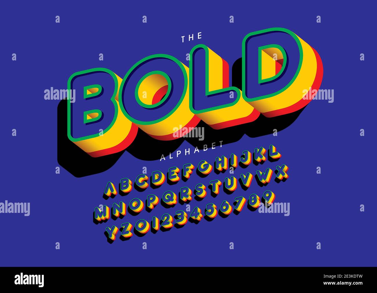 Vector of stylized alphabet and font Stock Vector Image & Art - Alamy