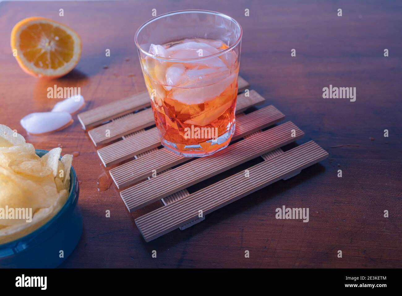 Campari on ice hi-res stock photography and images - Alamy