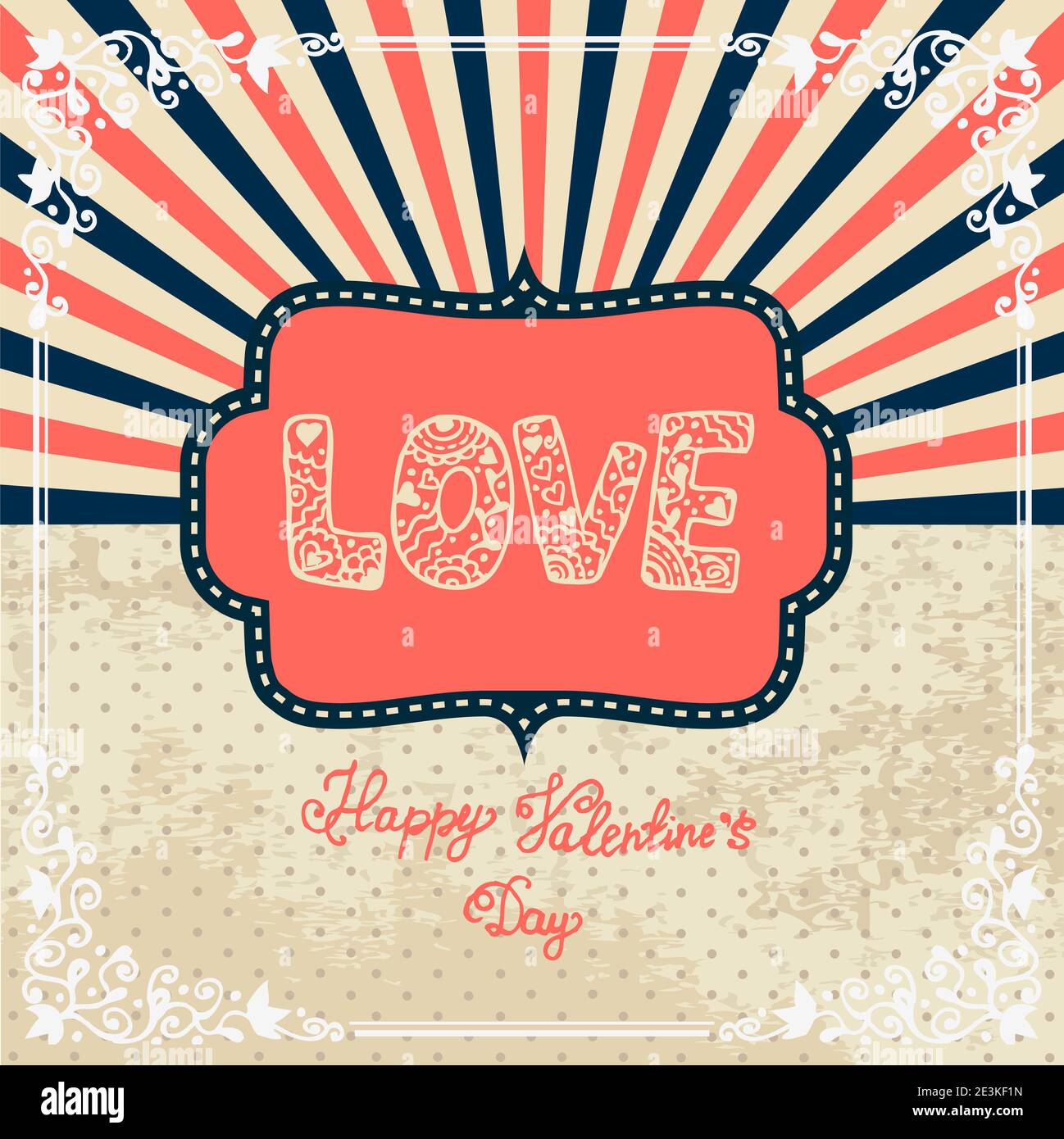 Grunge valentines day background Stock Vector Images - Alamy