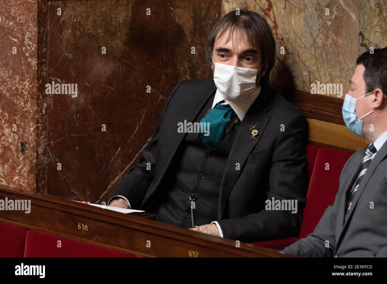 Deputy, Cedric Villani attends a session of Questions to the Government ...