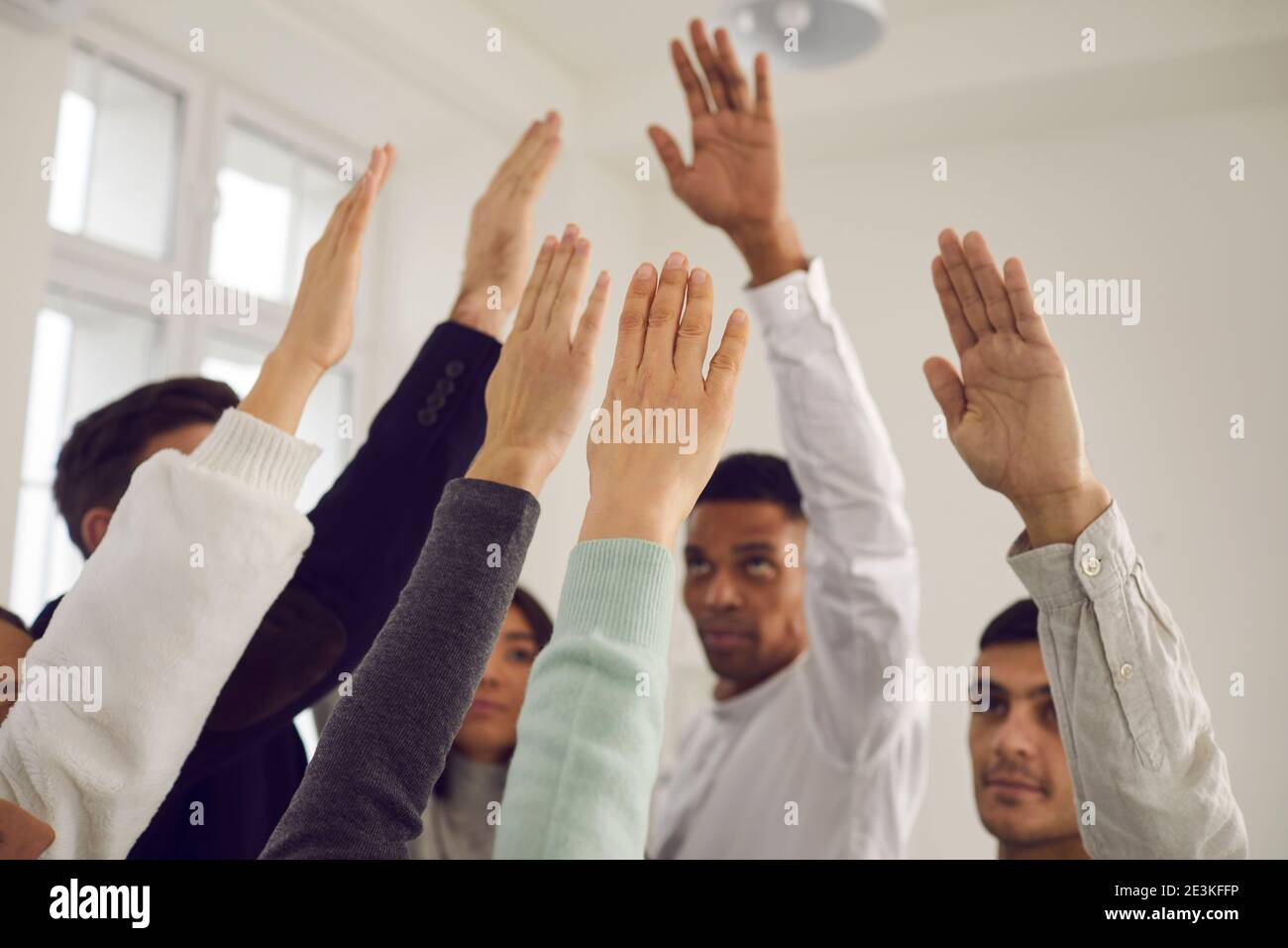 Voting Raising Hands