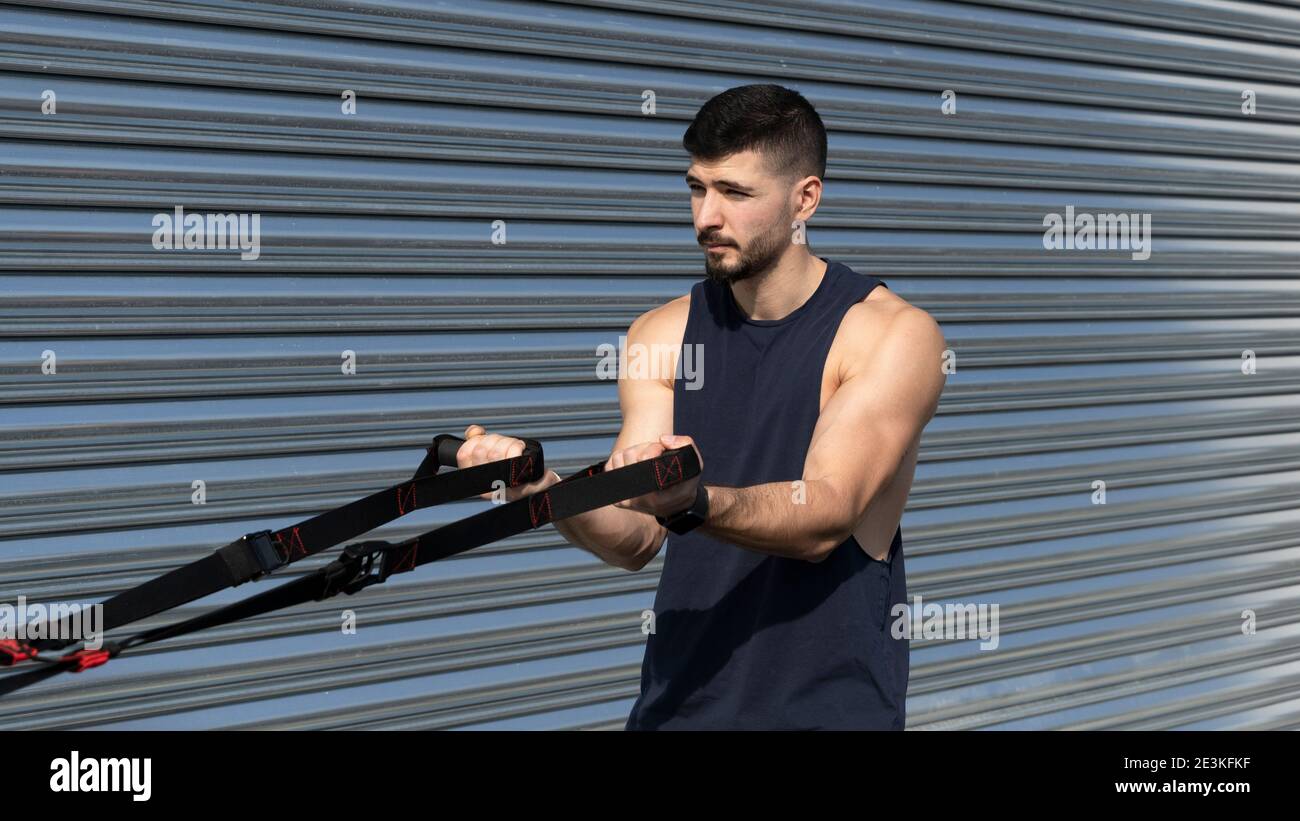 Trax strength training hi-res stock photography and images - Alamy