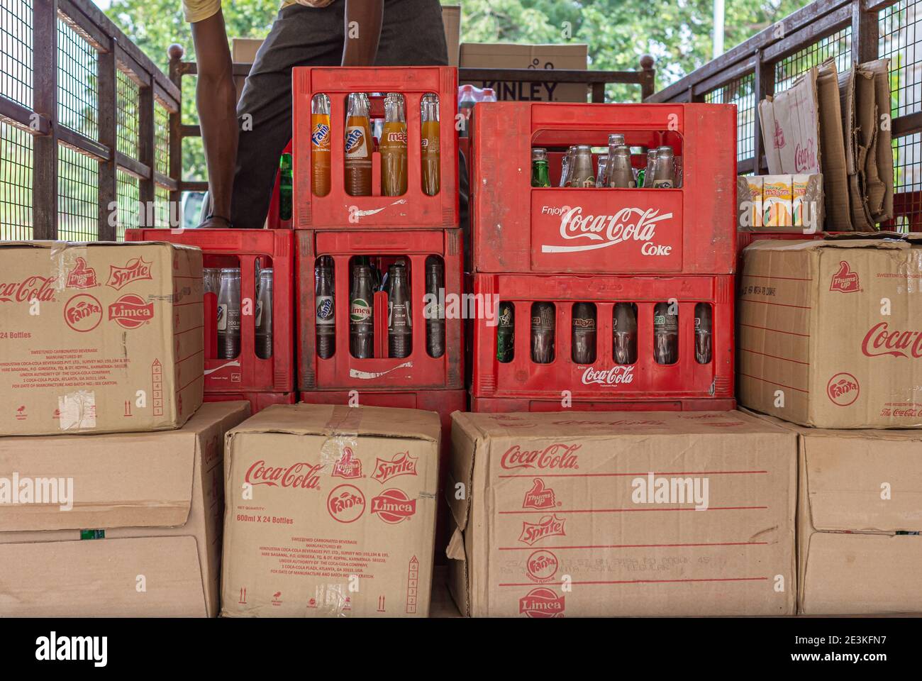 Coca cola crates hi-res stock photography and images - Alamy
