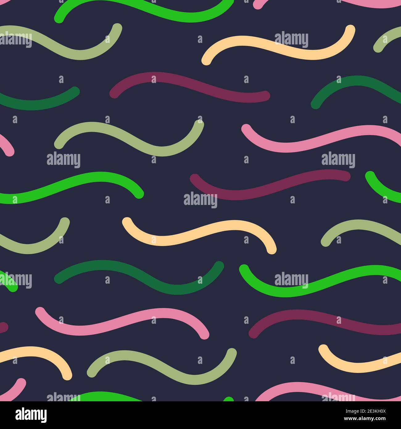 Elegant modern abstract vibrant wave vector seamless wavy striped ...