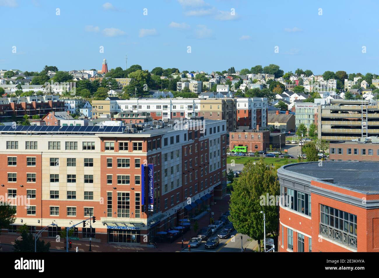Portland Observatory was built in 1807 with octagonal layout on Munjoy ...