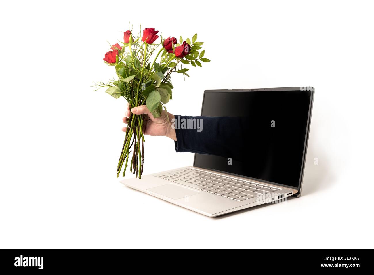 Hand coming out of computer hi-res stock photography and images - Alamy