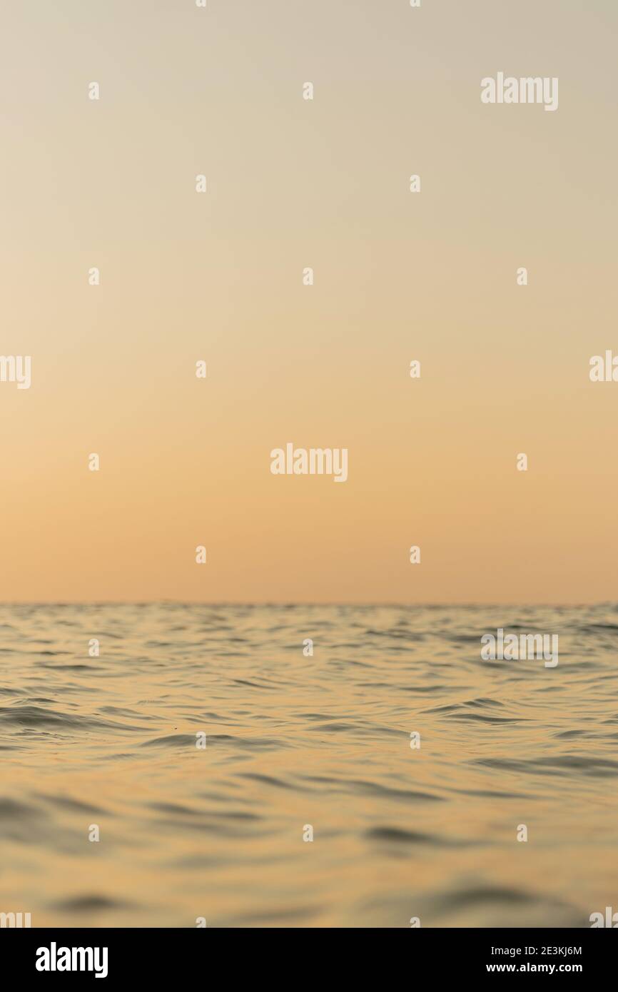 Calm texture at sea. Tropical background with water and sky Stock Photo ...
