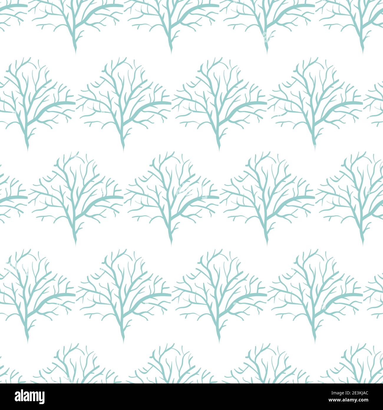 winter trees seamless vector pattern Stock Vector Image & Art - Alamy