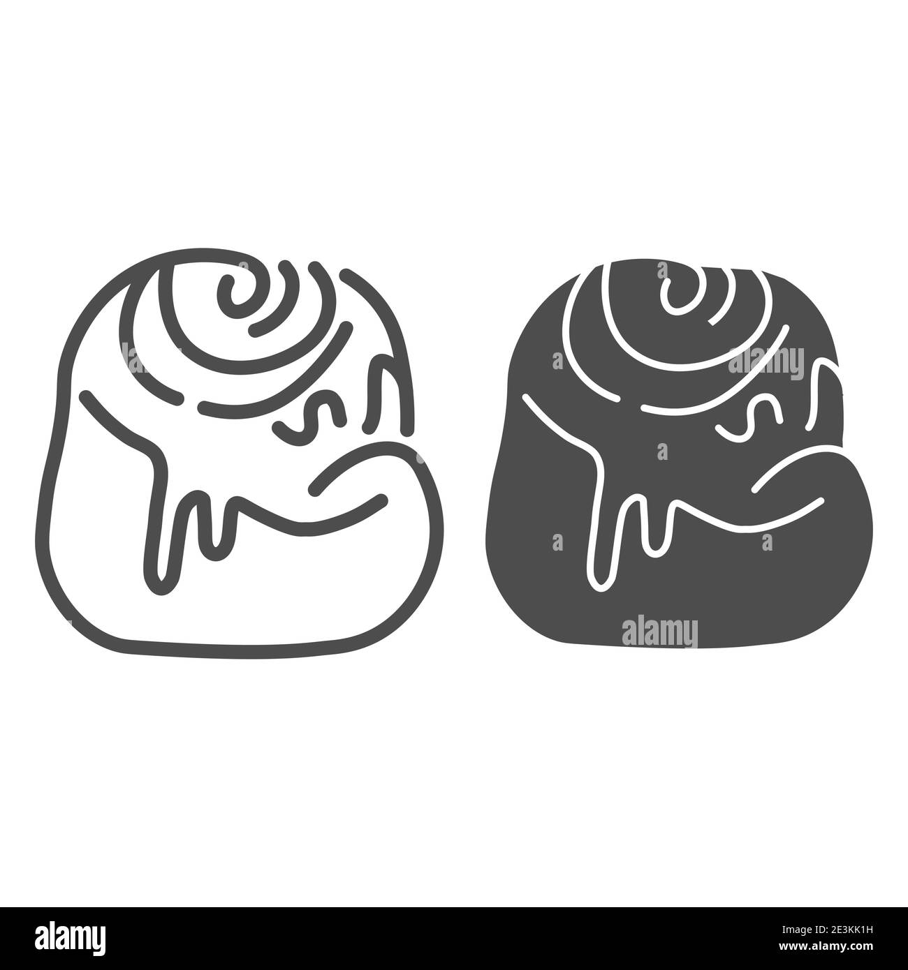 Retro cinnamon Stock Vector Images - Alamy