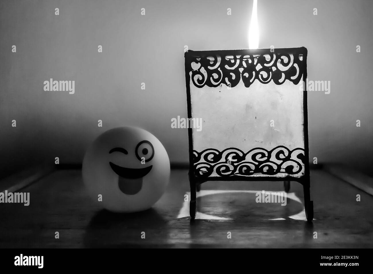 Light a candle Black and White Stock Photos & Images - Alamy