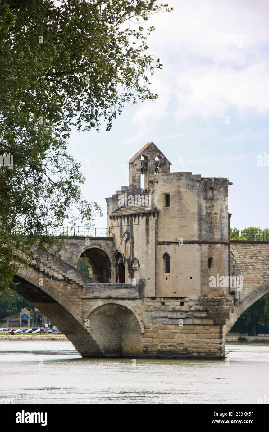 Riverside bridge and chapel hi-res stock photography and images - Alamy