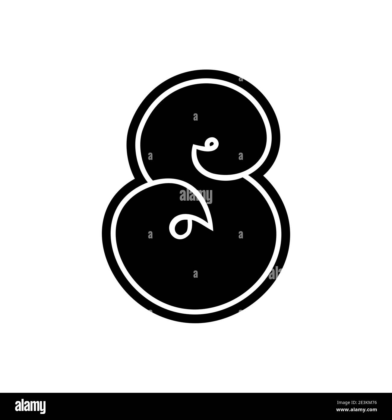 S letter font decorative hand drawn lettering, alphabet vector letter ...