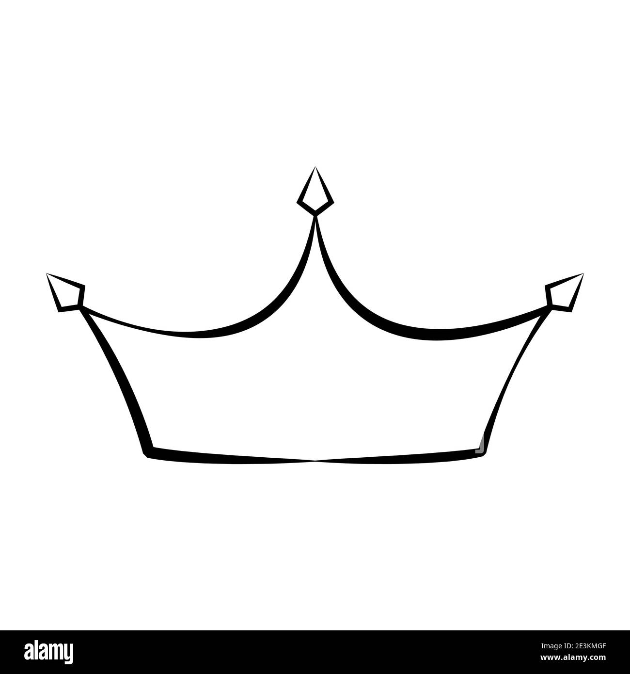 Simple Black Crown