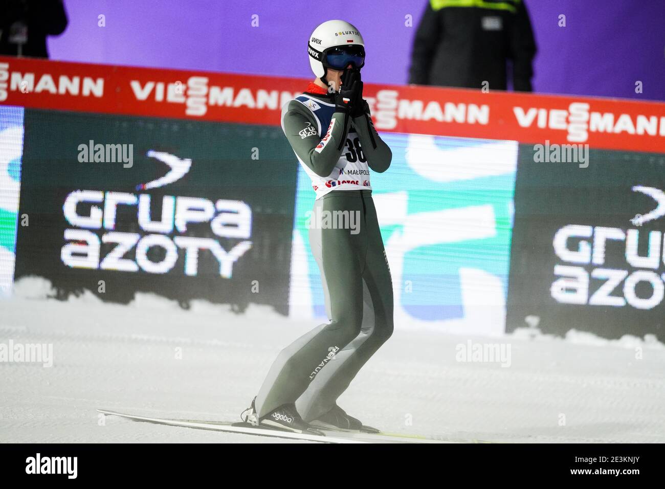 Andrzej Stekala seen in action during the individual competition of the ...