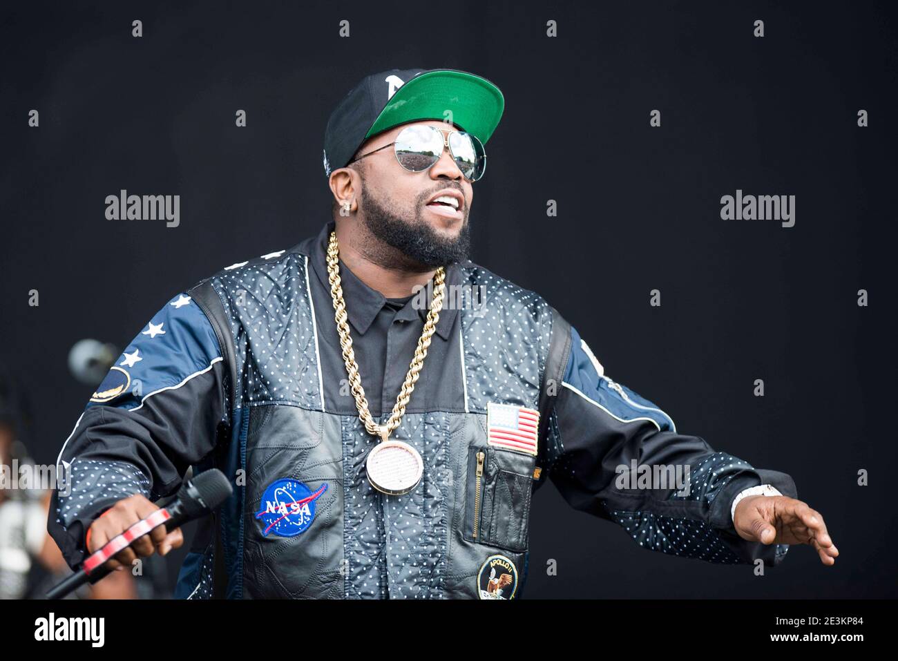Big Boi of Outkast performs live on stage on day 3 of Wireless Festival ...