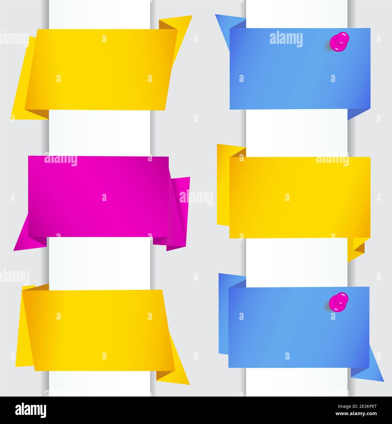 Origami Banner Stock Vector Images - Alamy