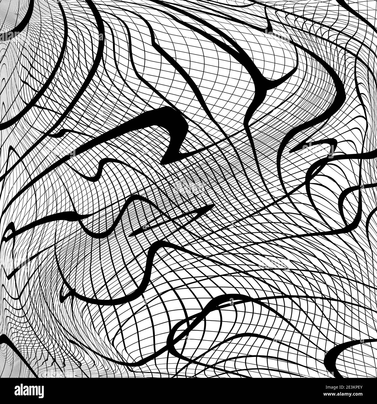 Background Wave Grid 124 Stock Vector Image & Art - Alamy