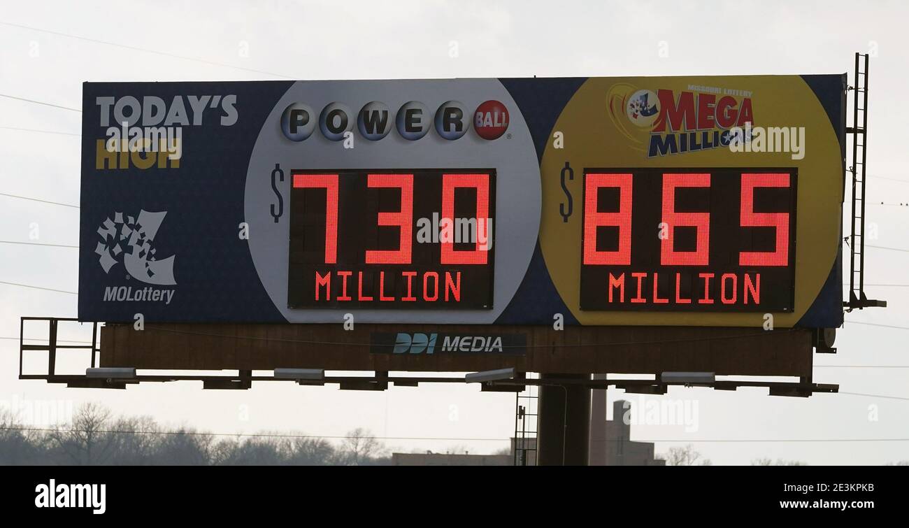 St. Louis, United States. 19th Jan, 2021. A billboard in downtown St ...