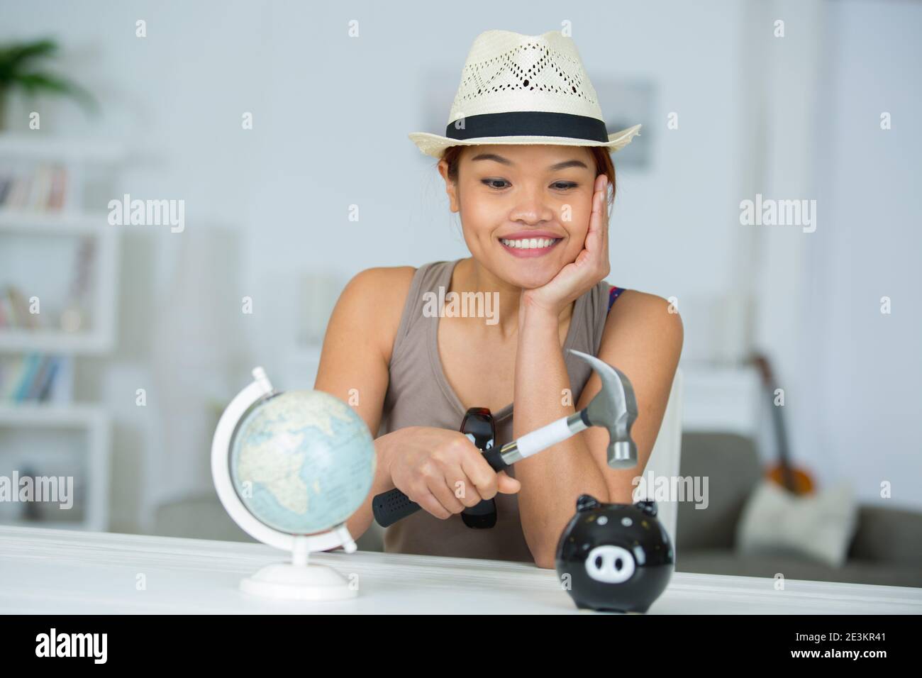 Smashing girl hi-res stock photography and images - Alamy