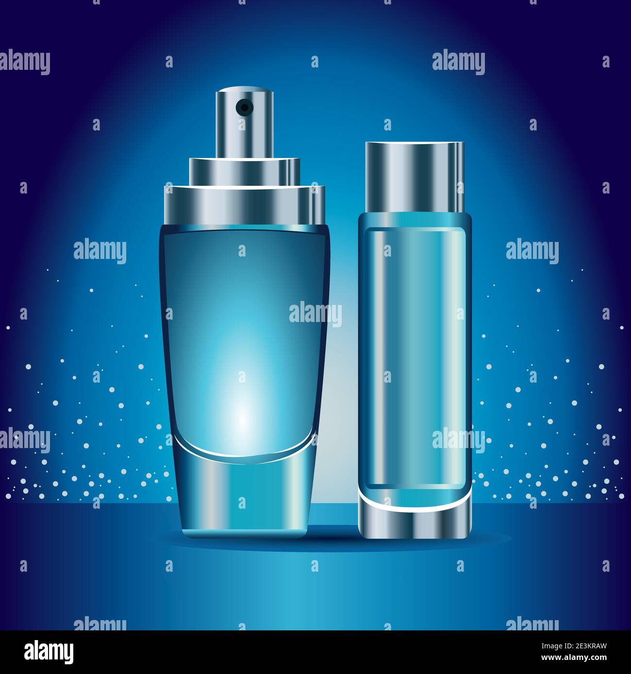 Two bottles shampoo Stock Vector Images - Alamy