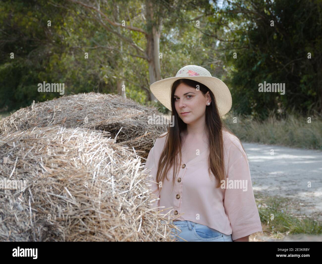 Portrait caucasian country girl in hi-res stock photography and images ...